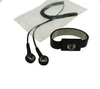 China Reusable Anti Static Wrist Straps With Grounding Wire Alligator Clip for sale