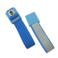 China Cordless Hypoallergenic Polyester Anti Static ESD Wrist Strap 1MΩ Resistance for sale