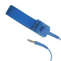 China 10ft Long 10mm Snap 2.4 Meter Coil ESD Wrist Straps for sale