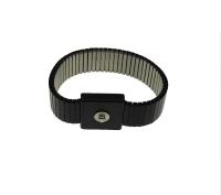 China Stainless Steel Back ESD Wrist Strap 1.8m PU Coil Cord Anti Static Bracelet for sale
