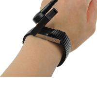 China Anti Allergic 6'' Cable Adjustable 2*21cm Band Electrostatic Wrist Strap for sale