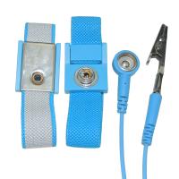 China Blue Black 7MM Snap 1M5%  ABS ESD Wrist Strap for sale
