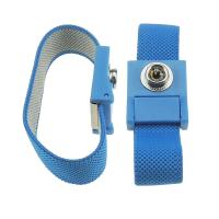 China Blue Black 7MM Snap 1M5%  ABS ESD Wrist Strap for sale