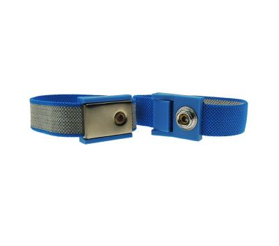 China ESD Conductive Wrist Straps 1.8M Coil Cord 1MΩ Resistance Anti Static Grounding for sale