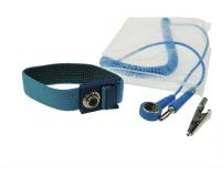 China ESD Conductive Wrist Straps 1.8M Coil Cord 1MΩ Resistance Anti Static Grounding for sale
