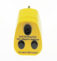 China Plastic 60X40MM 1x4mm Banana Sockets Earth Bonding Plug for sale
