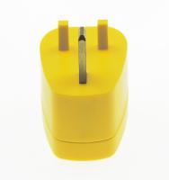China Plastic 60X40MM 1x4mm Banana Sockets Earth Bonding Plug for sale
