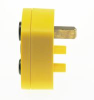 China Plastic 60X40MM 1x4mm Banana Sockets Earth Bonding Plug for sale