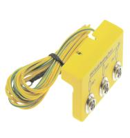 China Residential 2x10mm Snap 2M Ohms 250V Earth Grounding Plug for sale