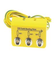 China Residential 2x10mm Snap 2M Ohms 250V Earth Grounding Plug for sale