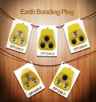 China Residential 2x10mm Snap 2M Ohms 250V Earth Grounding Plug for sale