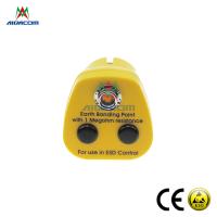 China EU EBP Earth Bonding Plug 1x10mm Stud 2M Connector Yellow ABS 50x50x32mm for sale