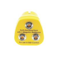 China Glossy Dull ABS EURO Antistatic Earth Bonding Plug for sale