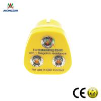 China Glossy Dull ABS EURO Antistatic Earth Bonding Plug for sale