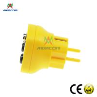 China UK and Euro Antistatic Earth Bonding Point Standard Earthing Plug with 1M Resistor for sale