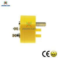 China UK and Euro Antistatic Earth Bonding Point Standard Earthing Plug with 1M Resistor for sale