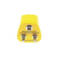 China Yellow ABS Antistatic 1M Resistor ESD Boding UK Plugs for sale