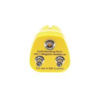 China EU Earth Grounding Plug 2x10mm Stud M5 Posts Antistatic ESD ABS CE Certified for sale