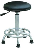 China ESD Antistatic Chair 140mm Pneumatic Rod Ergonomic Swivel PU Leather Cleanroom 430x400mm Seat for sale