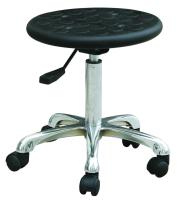 China ESD Antistatic Chair 140mm Pneumatic Rod Ergonomic Swivel PU Leather Cleanroom 430x400mm Seat for sale