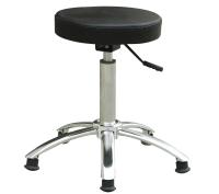 China Chrome Metal Leg 60cm Width 430*400mm ESD Chairs for sale