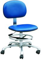China Adjustable Pneumatic Rod Conductive 109 Ohm ESD Lab Chairs for sale