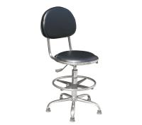 China ESD Anti Static PU Leather Lab Chair 460-600mm Height Adjustable Antistatic Office Chair for sale