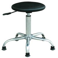 China Antistatic Cleanroom Chair Plastic Foot 13.37KGS ESD PU Leather 430x400mm Seat for sale