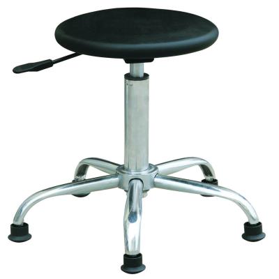 China Antistatic Cleanroom Chair Plastic Foot 13.37KGS ESD PU Leather 430x400mm Seat for sale