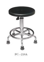 China Antistatic Cleanroom Chair Plastic Foot 13.37KGS ESD PU Leather 430x400mm Seat for sale