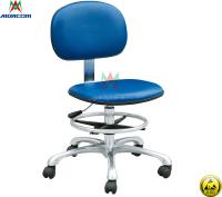 China PU Leather 100kgs Load Used Antistatic Lab ESD Chairs for sale