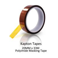 China Polyimide Kapton Tape 500mm x 33m High Temperature Heat Resistant Silicone Adhesive for sale