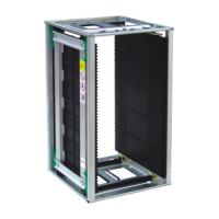 China Traceless 10e6 Ohm Metal Plastic ESD Magazine Rack for sale
