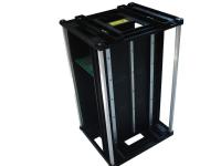 China Traceless 10e6 Ohm Metal Plastic ESD Magazine Rack for sale