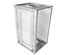 China SMT ESD Antistatic Magazine Rack 10e9 Ohm PCB Storage 50pcs Capacity 320x355x563mm for sale
