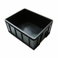 China Conductive ESD Box 10^3-10^5 Ohms Anti Static Storage Bin for PCB Electronic Components for sale