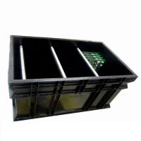 China ESD Conductive Circulation Box 615x430x120mm Antistatic PCB Storage Container 10^3-10^5 Ohm for sale