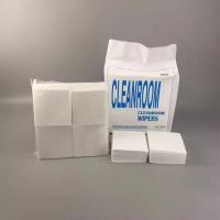China 100% Polyester Class 100 Cleanroom Wiper 9x9 Inch Laser Sealed Edge 120gsm for sale
