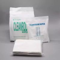 China Ultrasonic Wave Sealed Non Abrasive Class 1000 Cleanroom Wipes for sale