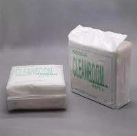 China Ultrasonic Wave Sealed Non Abrasive Class 1000 Cleanroom Wipes for sale