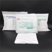 China Ultrasonic Wave Sealed Non Abrasive Class 1000 Cleanroom Wipes for sale