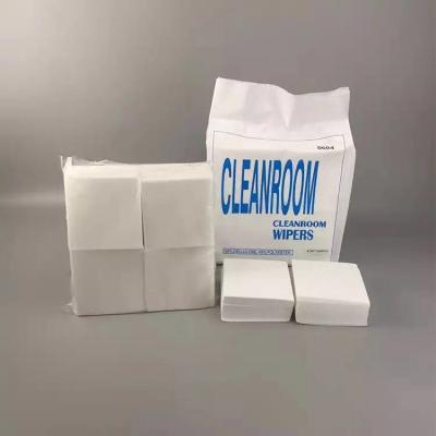 China SGS Rosh Cleanroom Microfiber Cloth Cleaning Wiper for sale