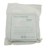 China 100% Polyester Cleanroom Wiper 9x9 Inch Class 100 Laser Sealed Edge for sale