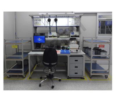 China ESD Workbench with Double Drawer 1500x750mm Electronic Repair Station GPS Workstation for sale