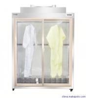 China 200W 300LX Stainless Steel Cleanroom Clothes Storage Cabinet with FFU for sale