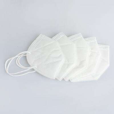 China FFP2 EN149 Dust Mask 5-Layer Disposable Respirator with Activated Carbon 95% Filtration for sale