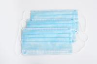 China Disposable 3 Ply Earloop Cleanroom Face Mask 99% BFE Breathable Medical Surgical Mask for sale