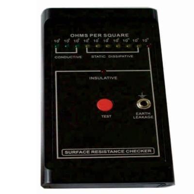 China Surface Resistance LED Indicator Wrist Strap ESD Tester 9V Portable for sale