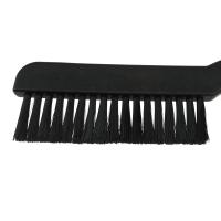 China Antistatic ESD Carbon Fiber Brush 10e6-10e9 Ohm for SMT PCB Cleaning 225mm Handle for sale