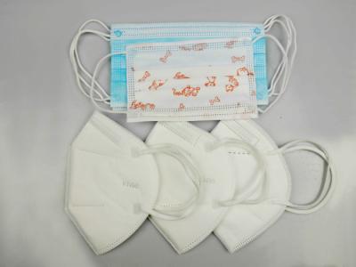 China KN95 Face Mask 5 Layer Protection 95% Filtration Efficiency Disposable 10PCS per Bag for sale
